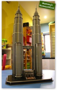 Craft: Petronas Twin Towers 3D Puzzle – Owlissimo's Blog