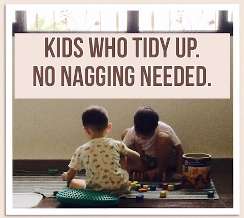 kids tidy up | montessori | practical life